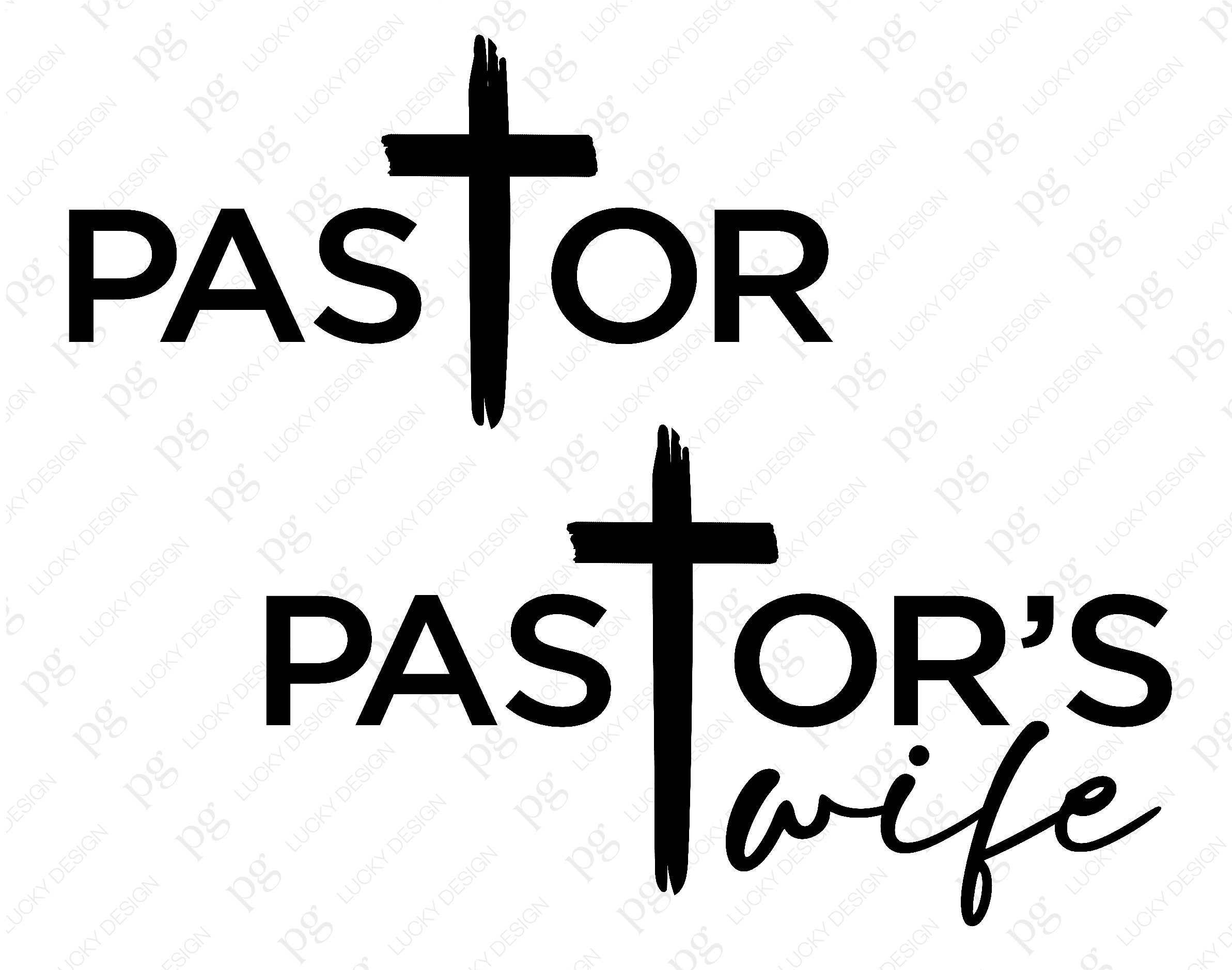 Pastor Svg, Pastor's Wife Svg, Funny Pastor Preacher Christ Cross ...
