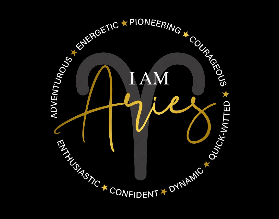 I Am Aries Zodiac Birthday Svg Astrology Zodiac Sign - Etsy