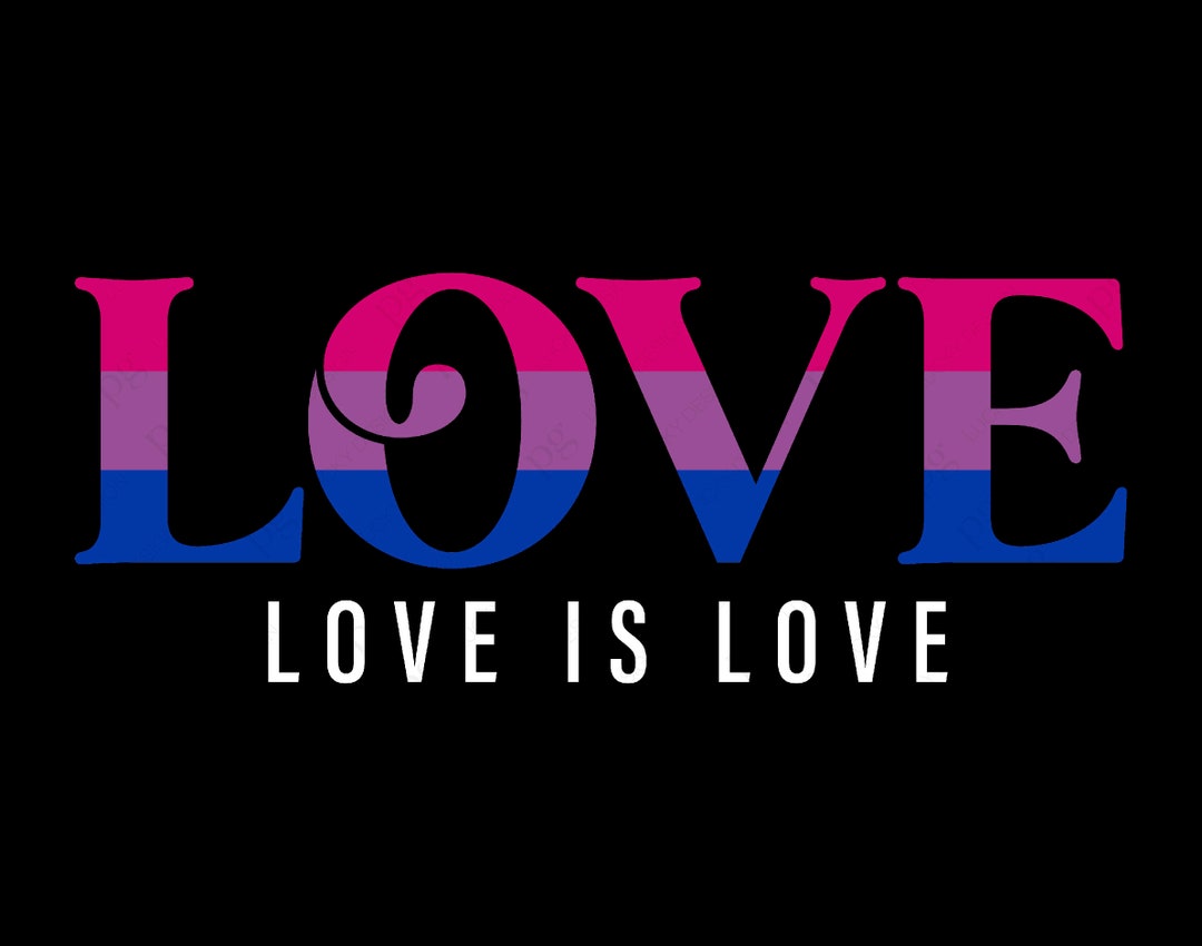 Bisexual Pride Svg Png, Love Svg, Love is Love Svg, Pride Svg, Equality ...