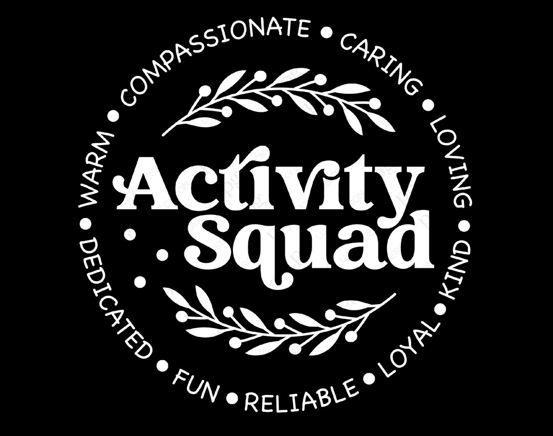 Activity Squad Svg Png Coworker Svg Activity Director Svg - Etsy