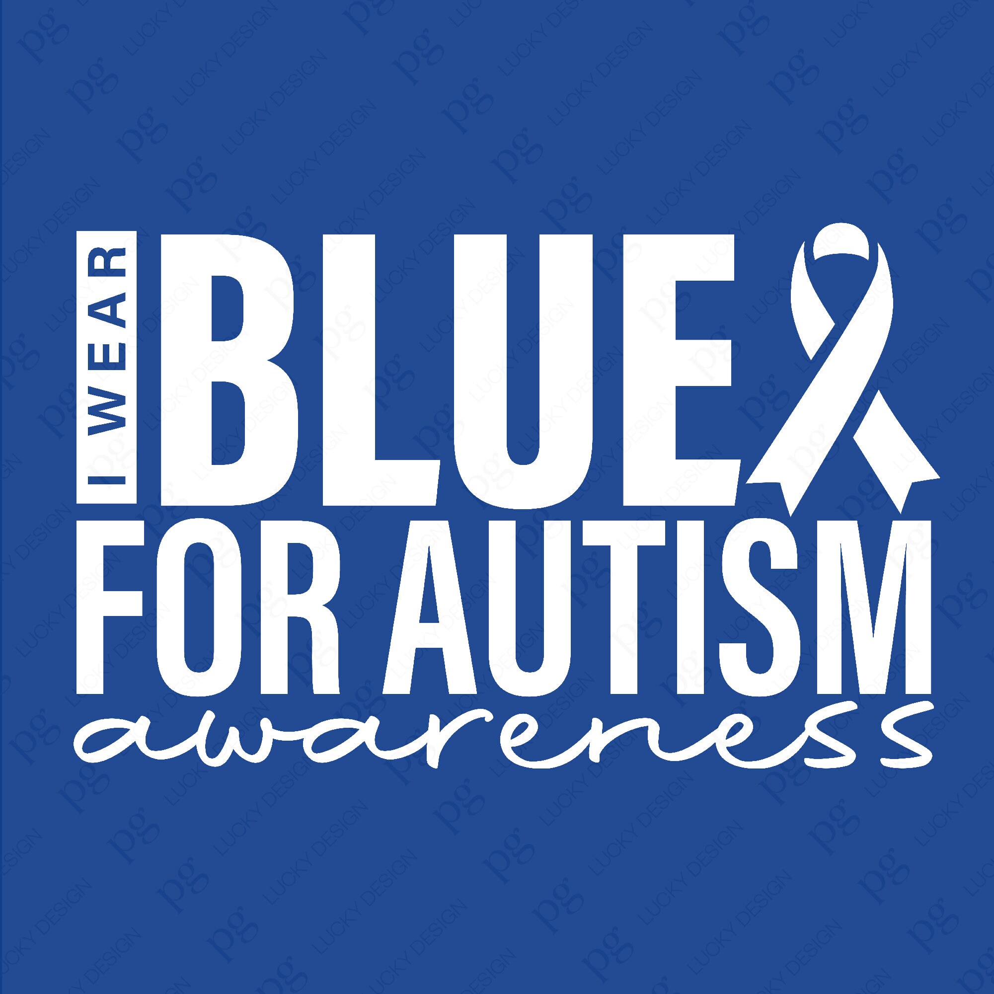 In April We Wear Blue Svg Png, Autism Awareness Svg, Autism Mom, Autism ...