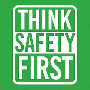 Think Safety First Svg Png, Drive Safe Svg, Racing Season Svg, Driver ...