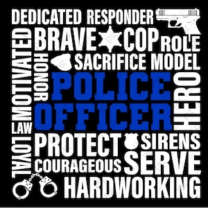 Police Vibes Svg Png, Police Svg, Support Police Svg, Affirmation Svg ...