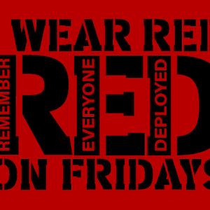I Wear Red on Fridays for My Son Until He Comes Home, Red Friday ...