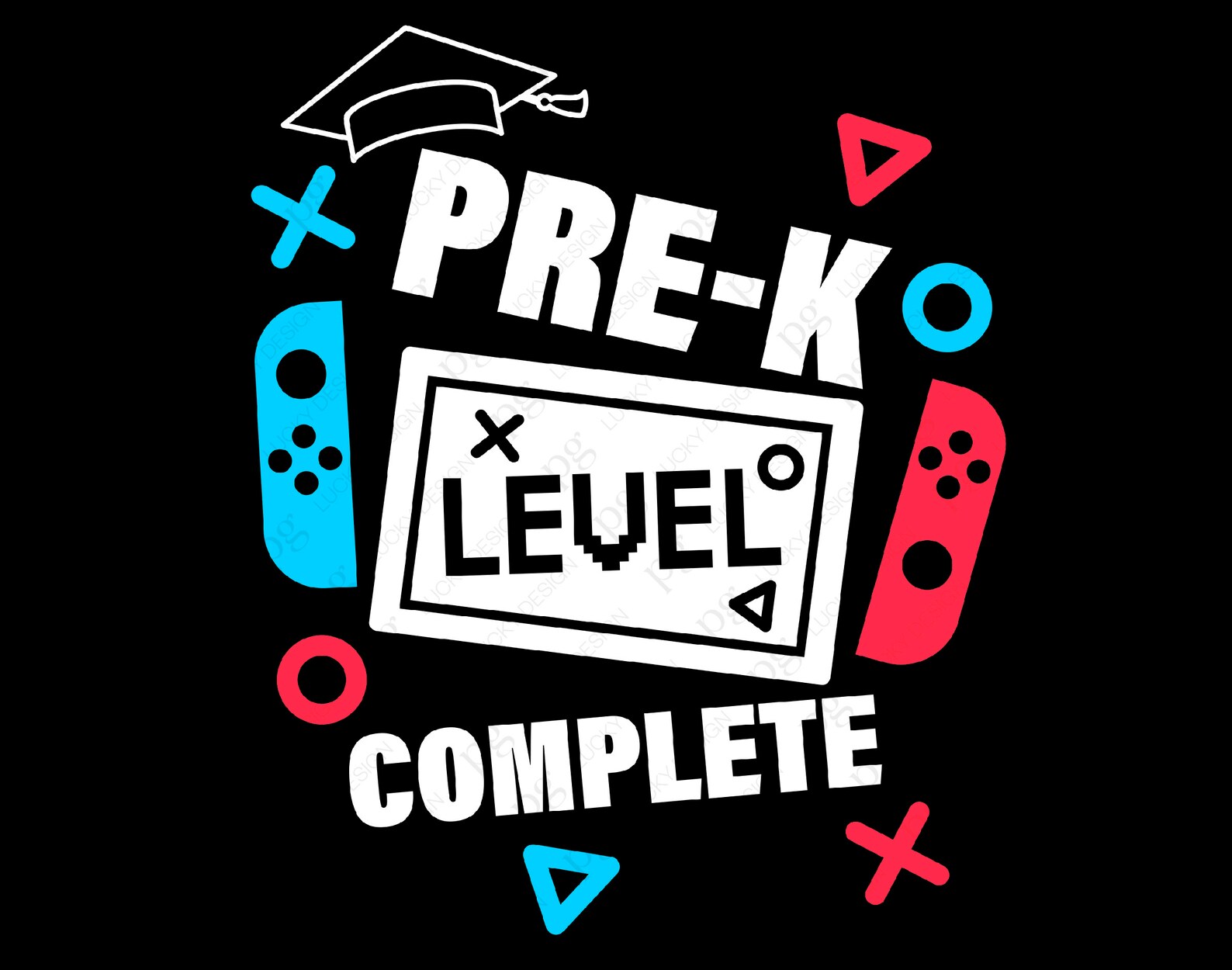 Pre-k Level Complete Svg Png, Game Lover Boy Girl Kids, Funny Gamer Pre ...