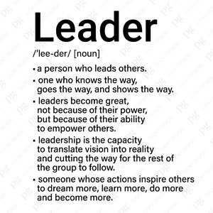 Leader Definition Svg, Boss Definition Svg, Proud Leader Saying Quote ...