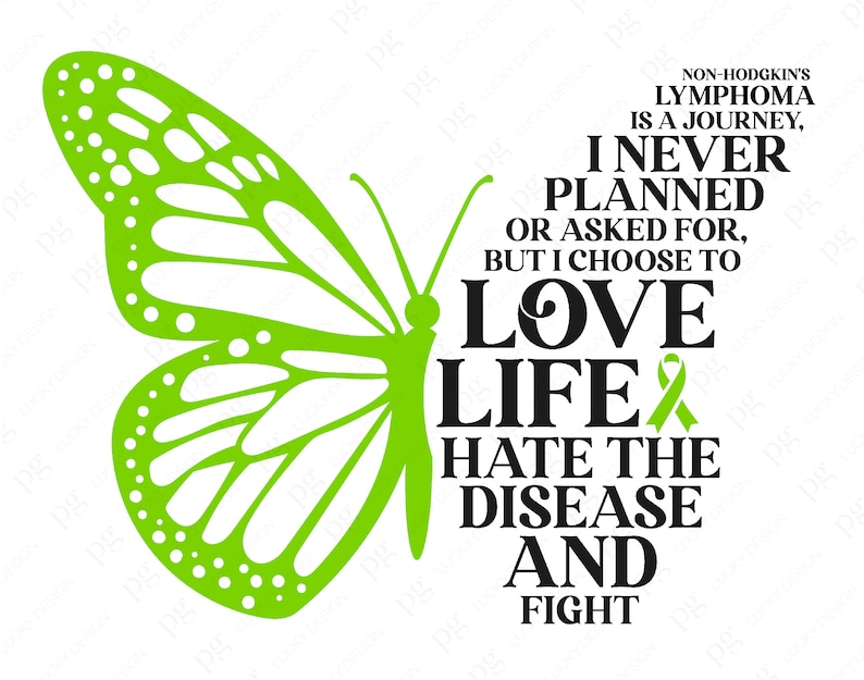 Non-hodgkin's Lymphoma is A Journey Svg Png, Cancer Survivor Svg, NHL ...