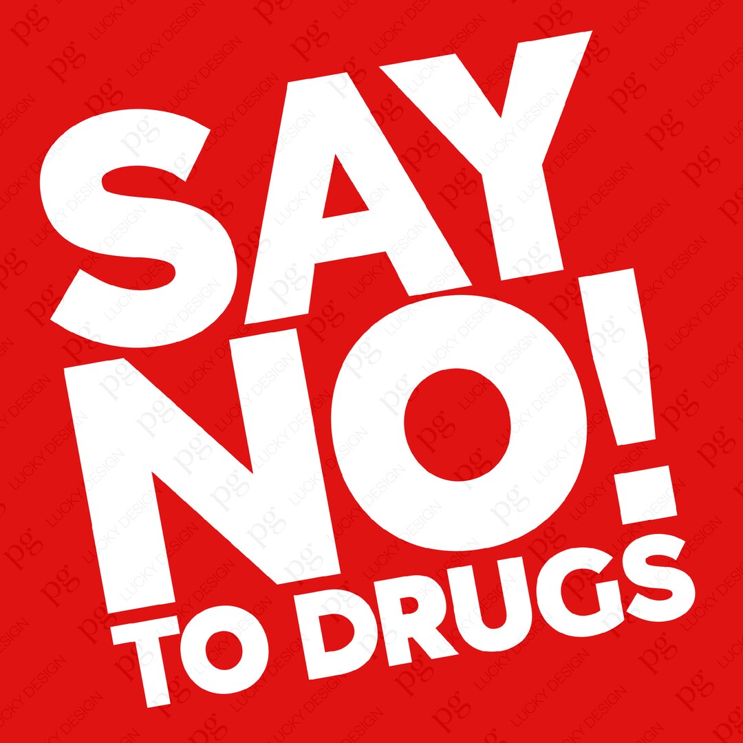 Say No to Drugs Svg Png, We Wear Red Svg, Red Ribbon Week Svg, School ...