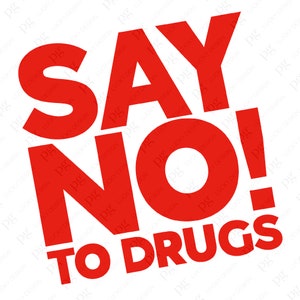 Say No to Drugs Svg Png, We Wear Red Svg, Red Ribbon Week Svg, School ...