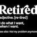 Retired Definition Svg Png, Retired Svg, Retirement Svg, Mother's Day ...
