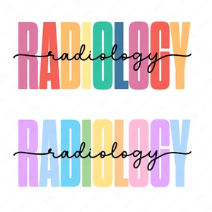 2 Colour Bundle Radiology Svg Png, radiology Life Svg, Radiologist Svg ...
