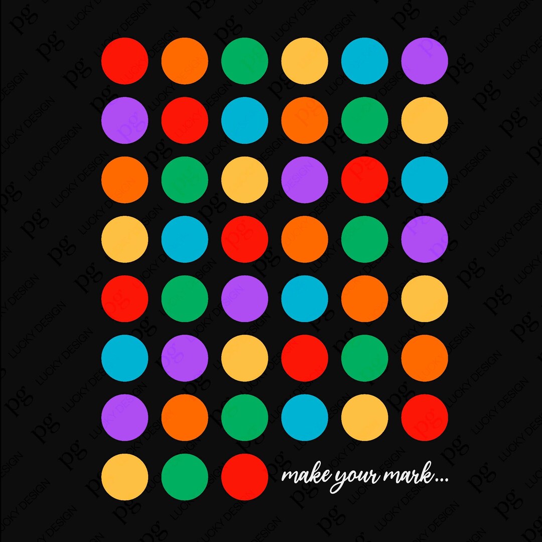 Make Your Mark Svg Png, Happy Dot Daysvg, Dot Day Svg, Creativity Svg ...