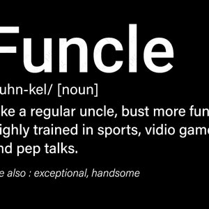 Funcle Definition Svg, Funcle Svg, Funny Saying Quote Perfect Gift Idea ...