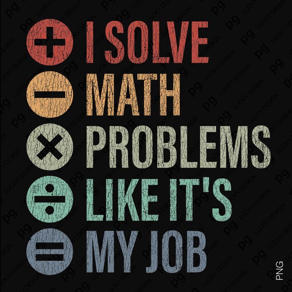Math Problem T Shirt - Etsy