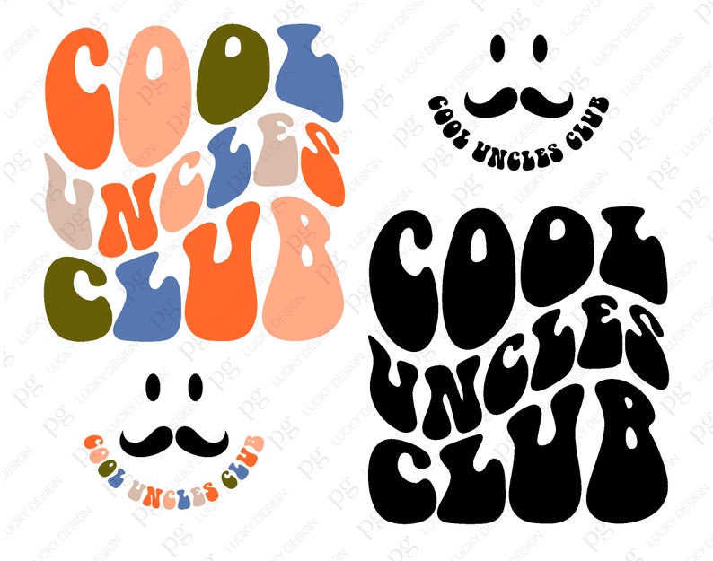 Cool Uncle Club Svg Uncle Svg Funny Saying Quote Gift Idea - Etsy