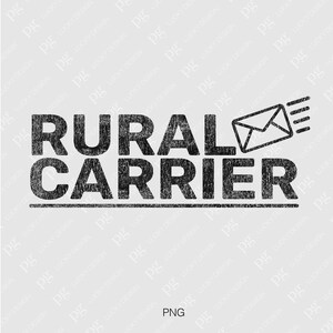 2 Design Rural Carrier Svg Png, Distressed Rural Postal Worker Png ...