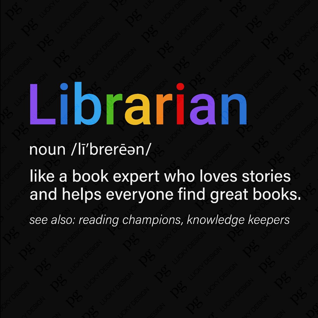 Librarian Definition Svg Png, Back to School, Librarian Svg, Funny ...