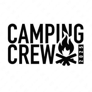 Camp Crew 2025 Svg Png, Campfire Svg, Camper Svg, Camping Svg, Camp Svg ...