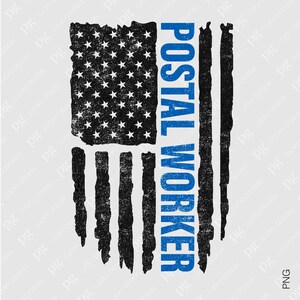2 Design Postal Worker USA Flag Svg Png, Distressed Flag Png, Postal ...