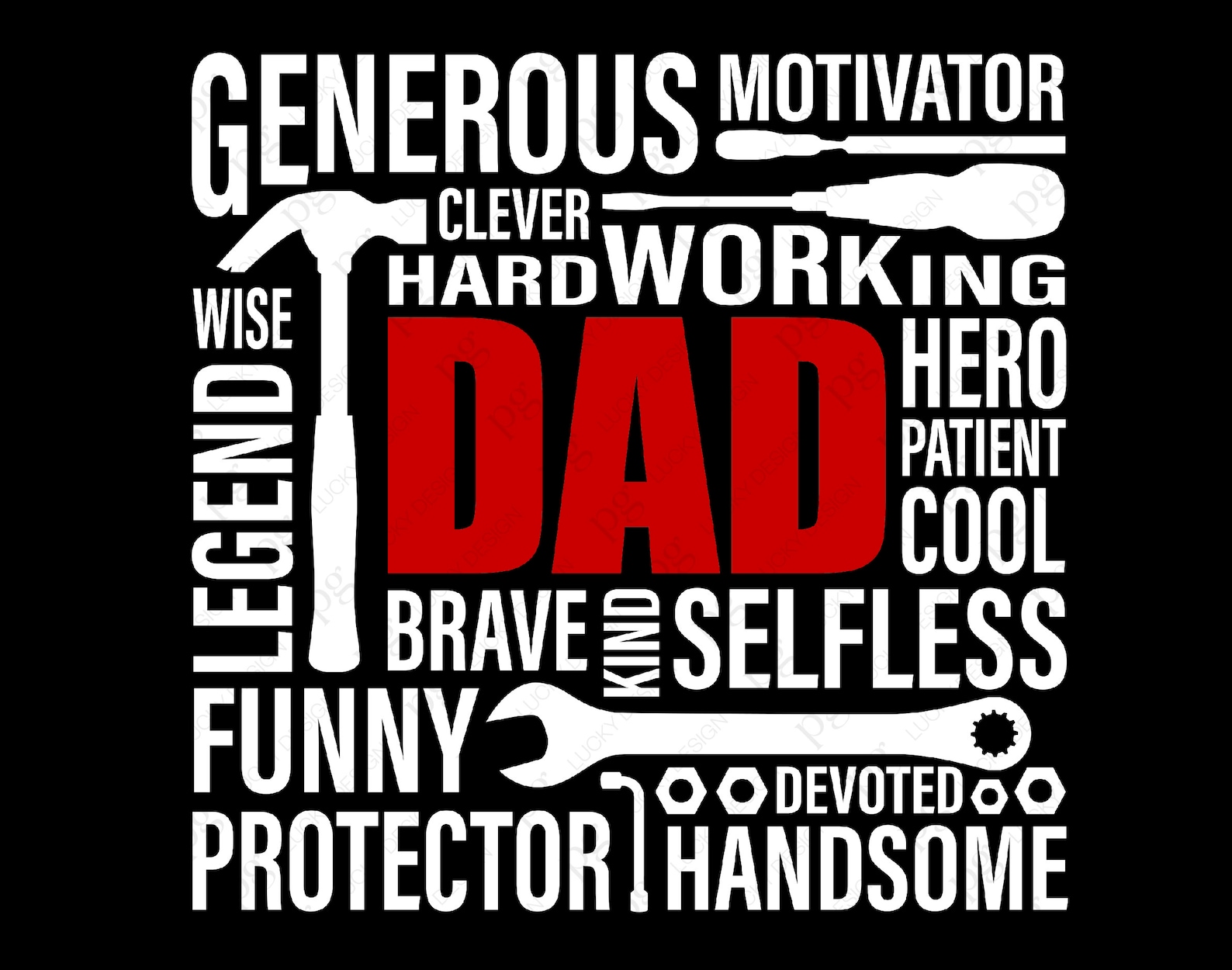 Dad Svg Png, Dad Quote Svg, Positive Inspirational Motivational Father ...