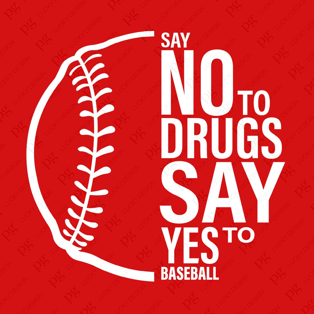 Say No to Drugs Svg Png, Say Yes to Baseball Svg, We Wear Red Svg, Red ...