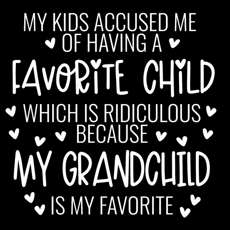Favorite Grandchild Svg - Etsy