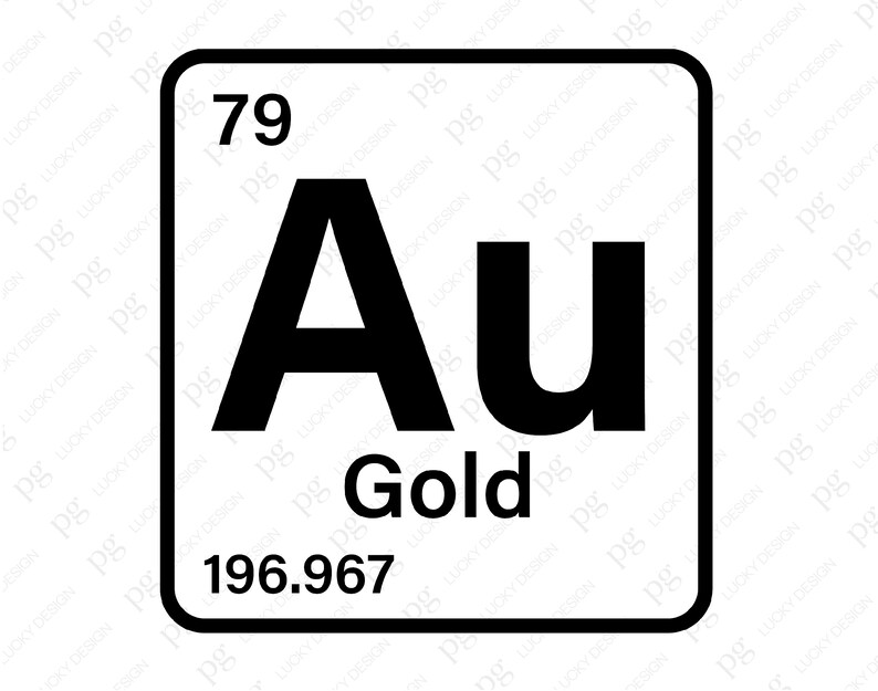 Au Element Gold Svg Png Autism Svg Au-some Svg Au Gold - Etsy