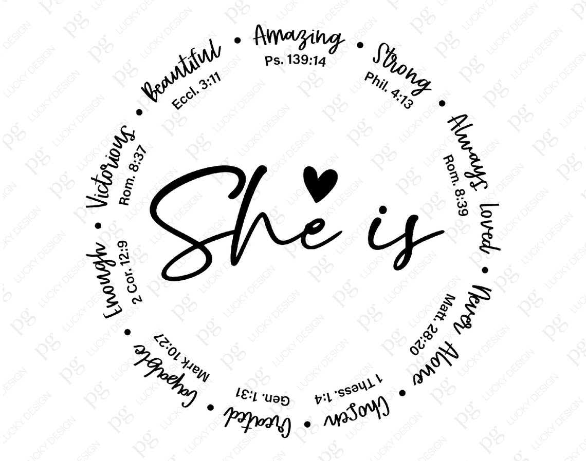 She is Enough Victorious Beautiful Amazing Strong Always Loved Never ...