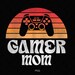 Gamer Mom Svg Png, Distressed Gammer Png, Gamer Mom Dad Matching, Retro ...
