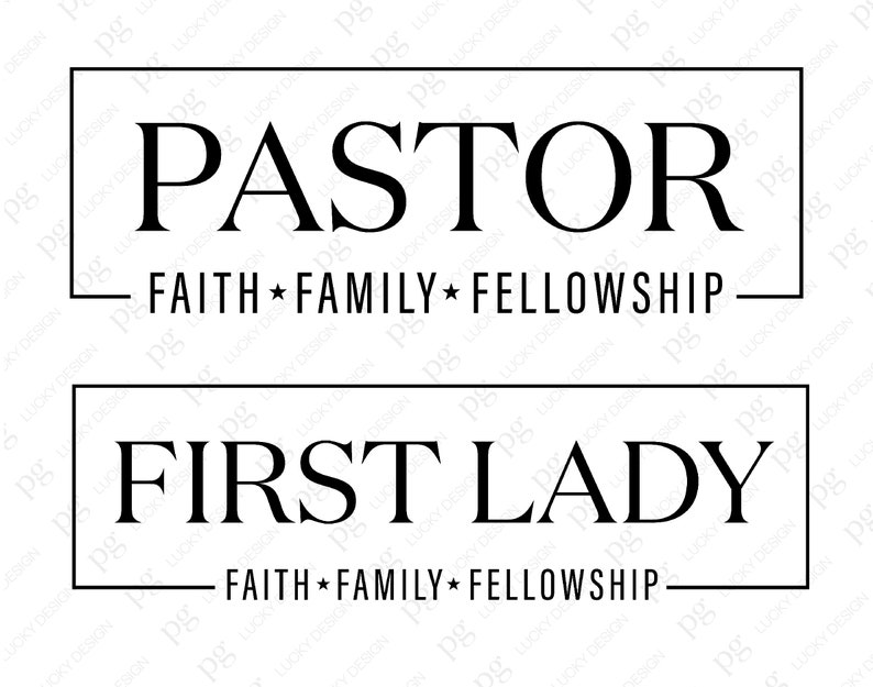 Pastor Svg First Lady Svg Pastor's Wife Svg Funny - Etsy
