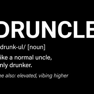 Druncle Definition Svg, Drunker Svg, Funny Saying Quote Perfect Gift ...
