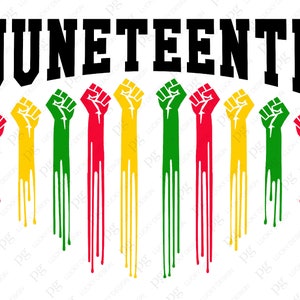 Juneteenth Svg Png, Fist Svg, Fist Power Svg, Pro Black Svg, Black ...