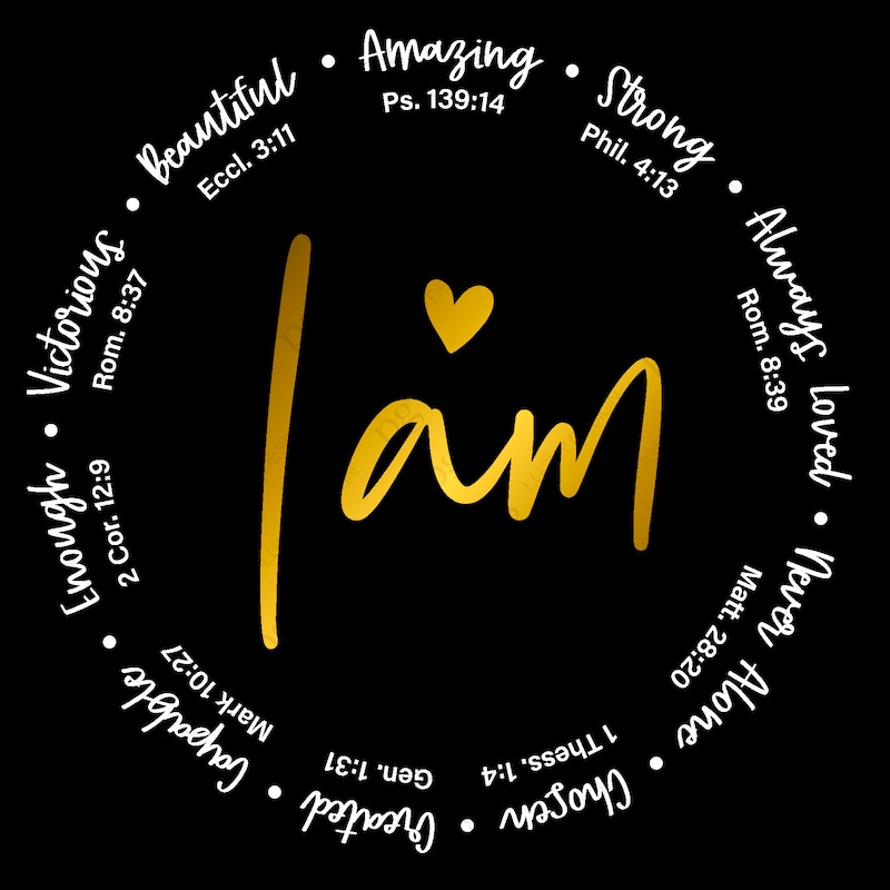 I Am Svg - Etsy