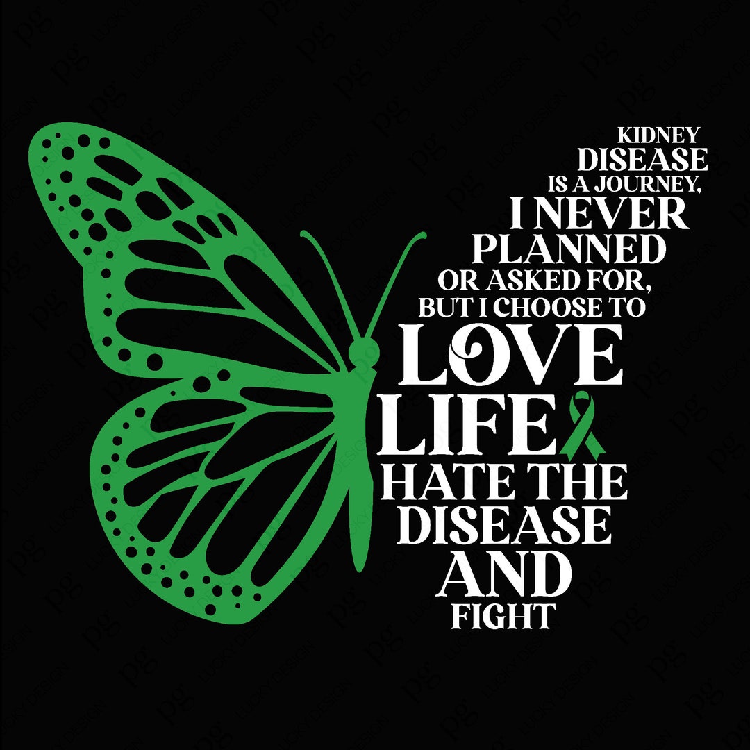 Kidney Disease is A Journey Svg Png, Kidneys Svg, Kidney Disease ...