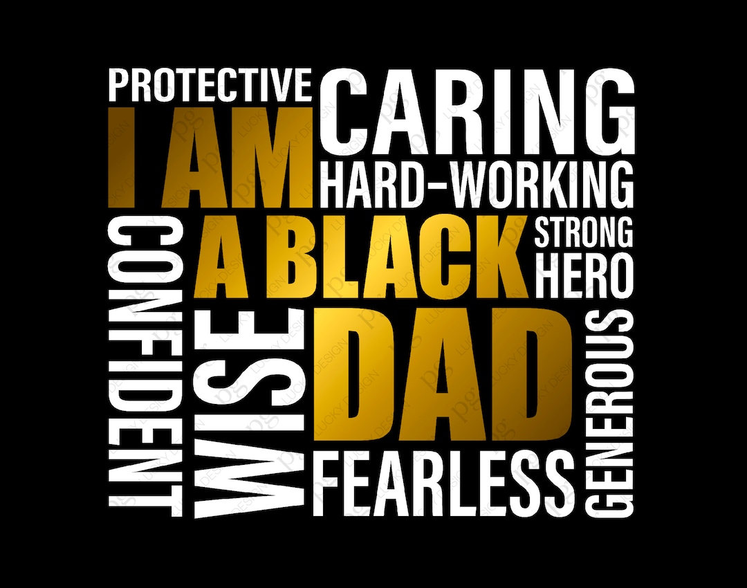 I Am A Black Dad Svg, I Am A Black King Svg, Black History Month, Black ...