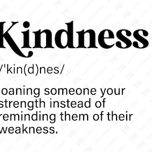 Kindness Definition Svg Png, Kindness Svg, Always Be Kind Svg, Kindness ...