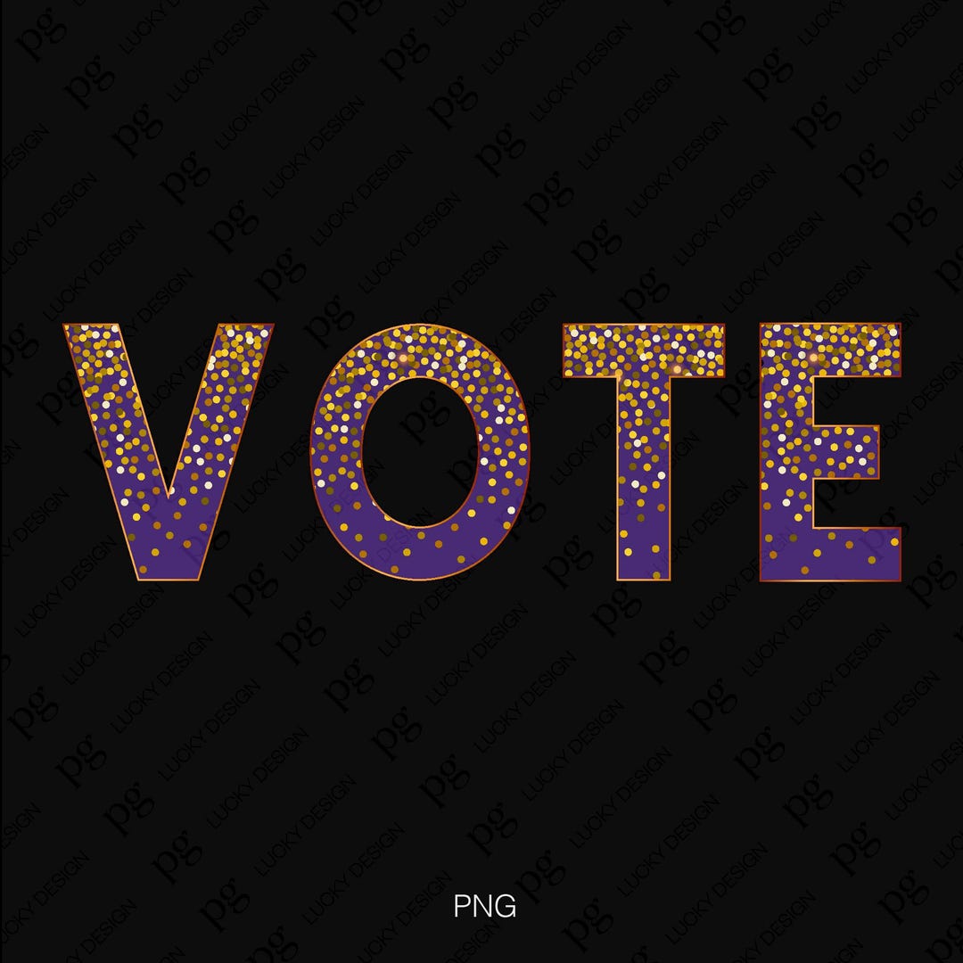 Glitter VOTE Png, Vote Png, President Election Vote 2024 Png, Woman ...