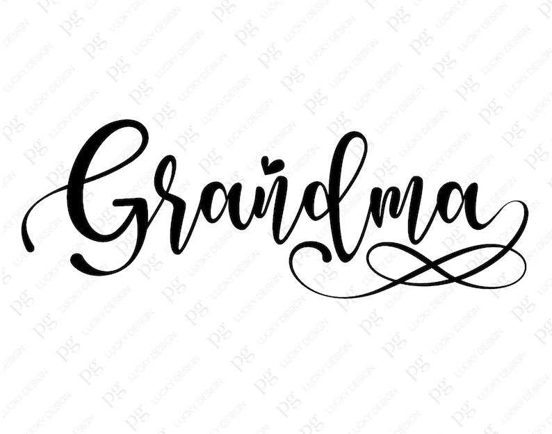 Grandma Script Svg Png, Grandma Svg, Grandparent Svg, Best Grandma ...