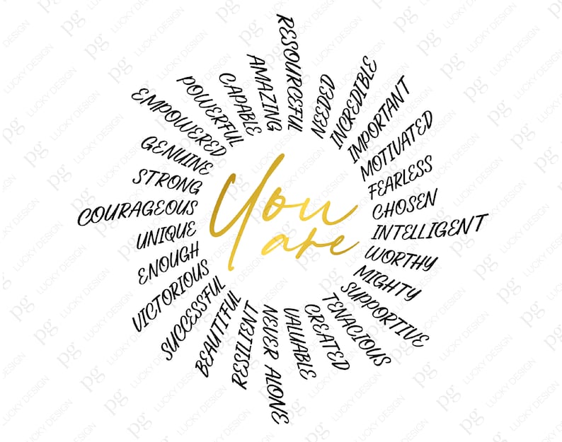 You Are Svg Png Affirmation Sun Svg Positive Inspirational - Etsy