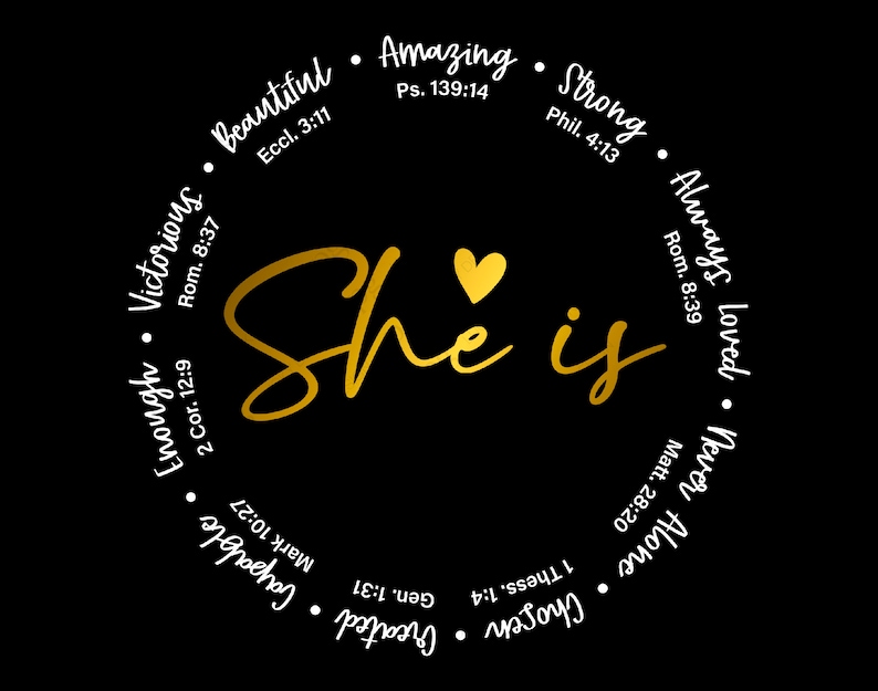 She is Enough Victorious Beautiful Amazing Strong Always Loved Never ...