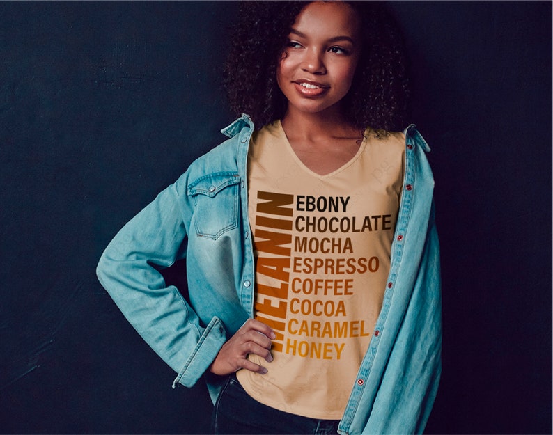 Melanin Color Shades of Brown Svg Melanin Shades Svg Black - Etsy