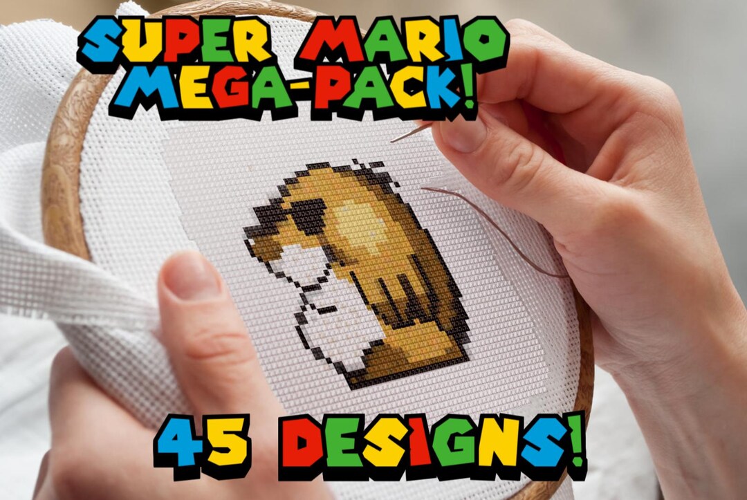Mario Cross Stitch Mega-pack! - Etsy