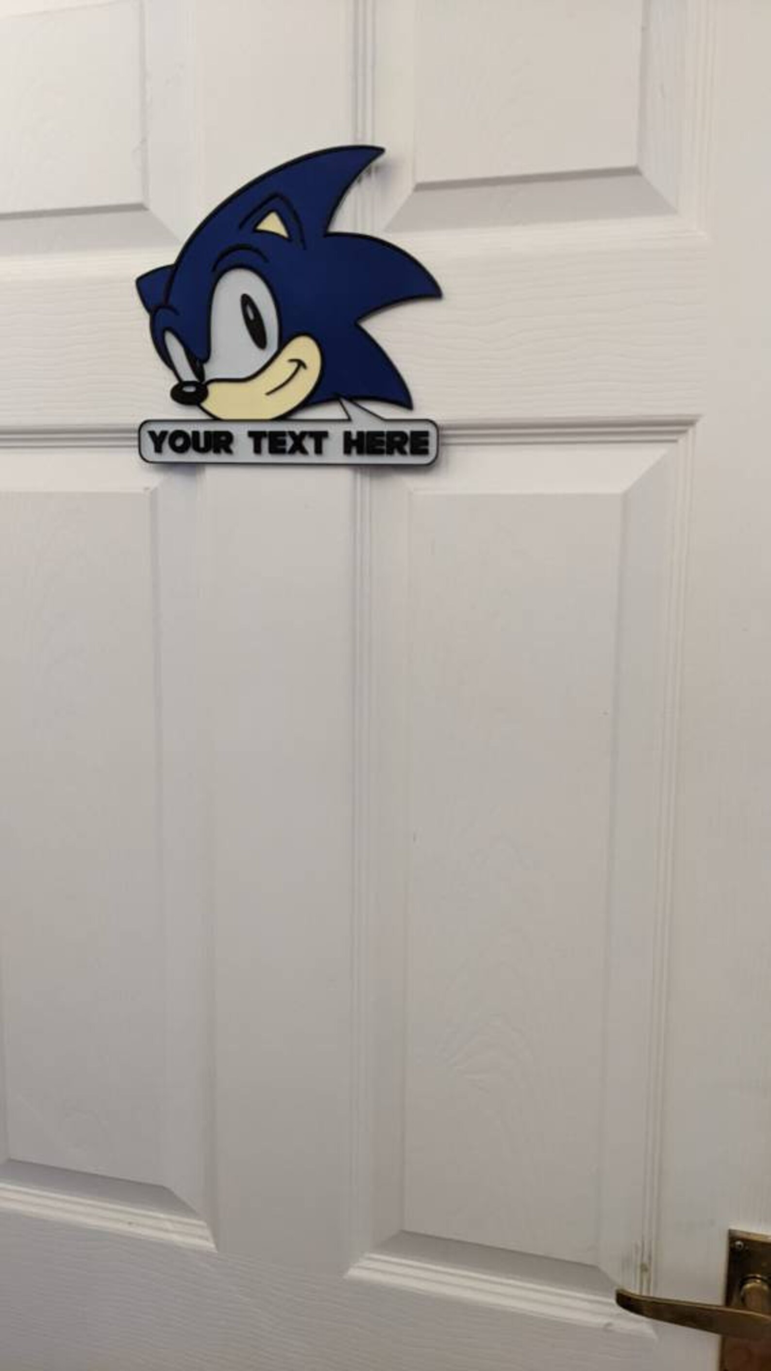 Personalised Sonic Door Sign - Etsy