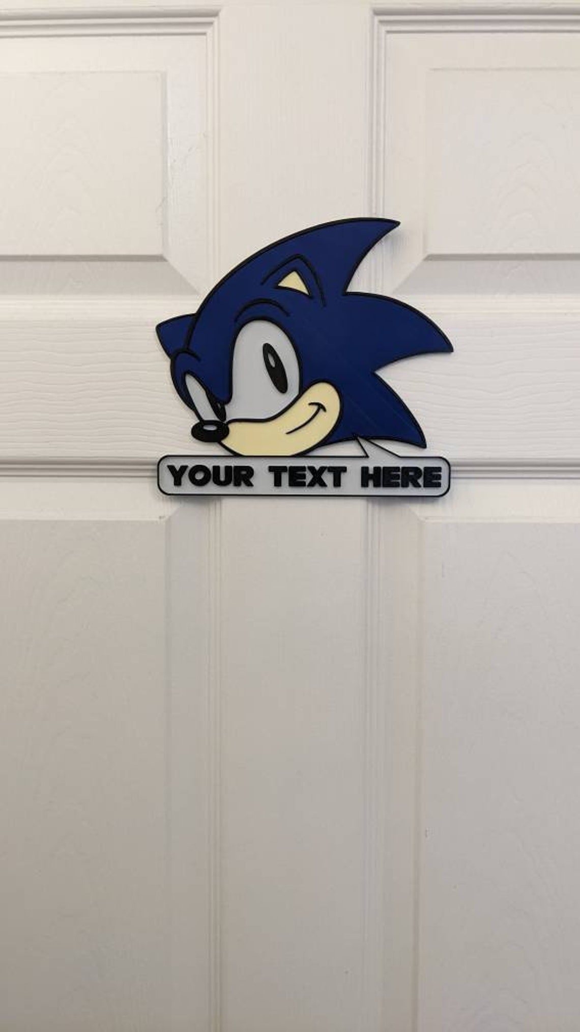 Personalised Sonic Door Sign - Etsy