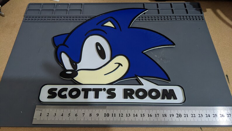Personalised Sonic Door Sign - Etsy