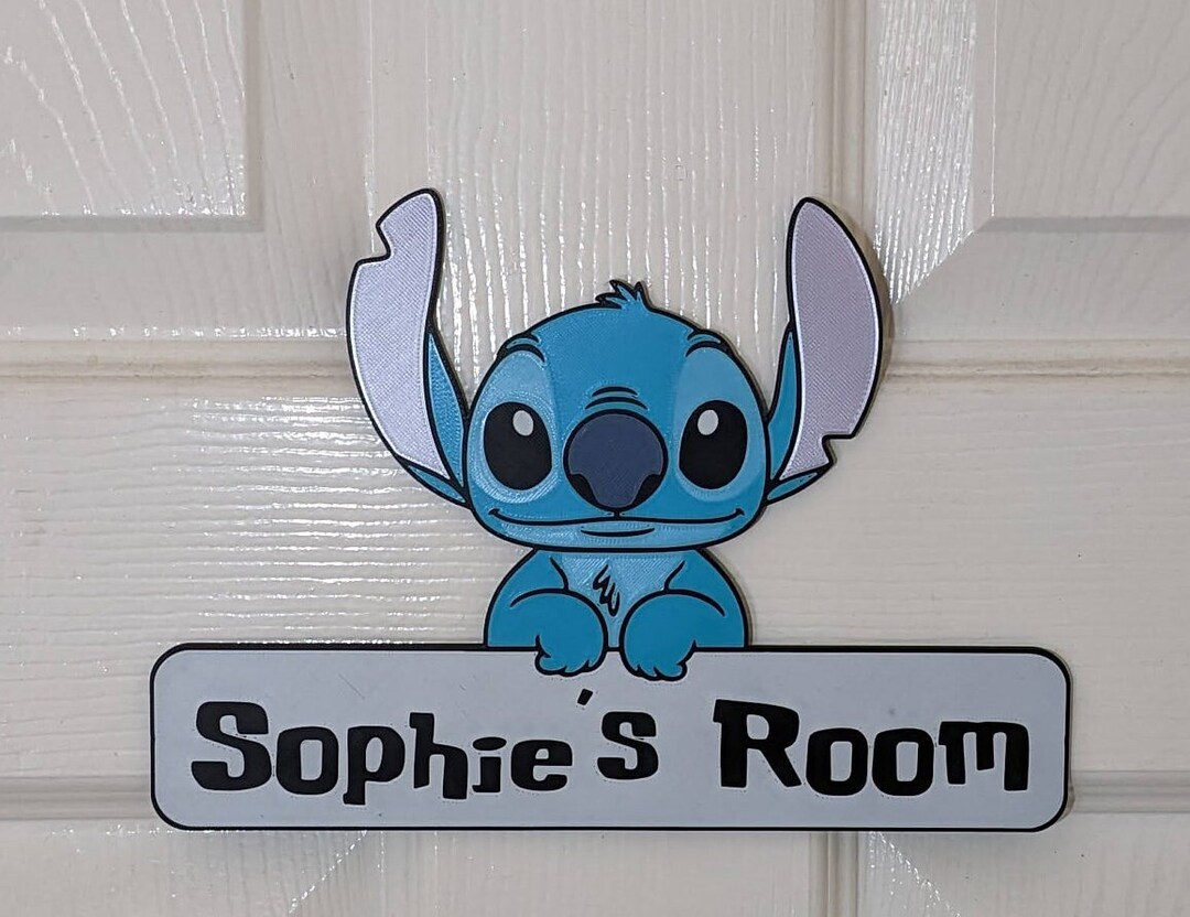 Personalised Stitch Door Sign - Etsy UK