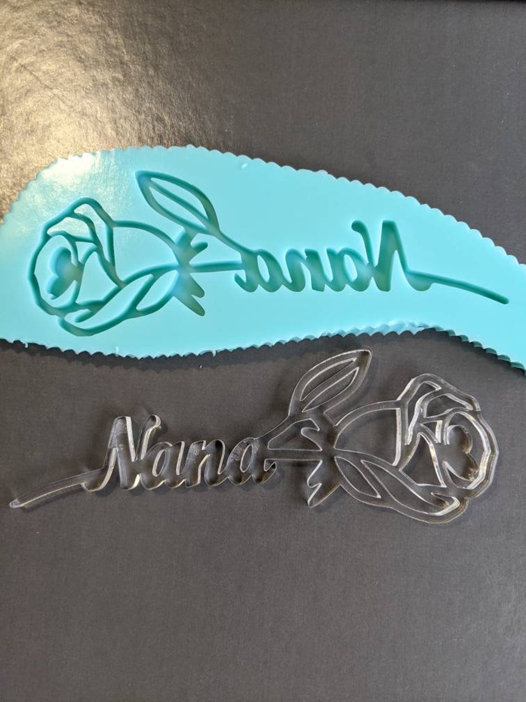 Nana Silicone Mould Mould of a 150mm Nana Rose 5mm Deep - Etsy