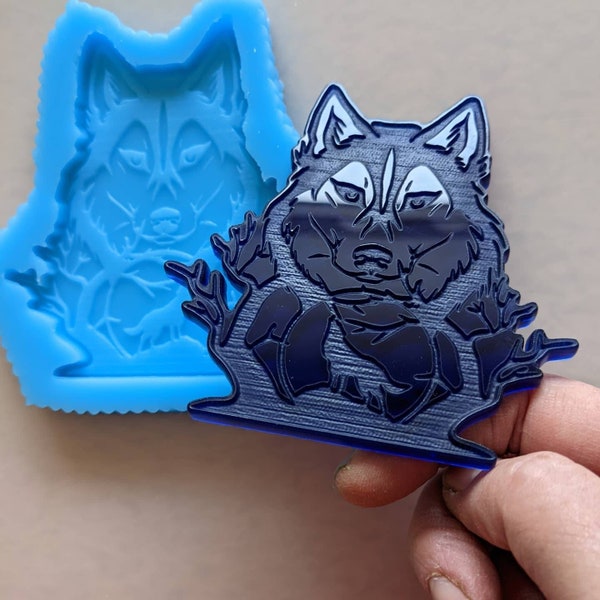 Wolf Silicone Mold - Etsy UK