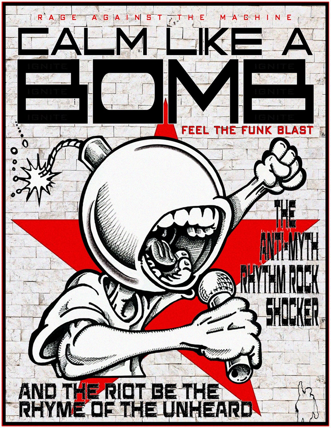 Rage Against the Machine Calm Like A Bomb - Etsy
