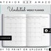 Canva Undated Editable Template Planner Weekly & Monthly Overview ...